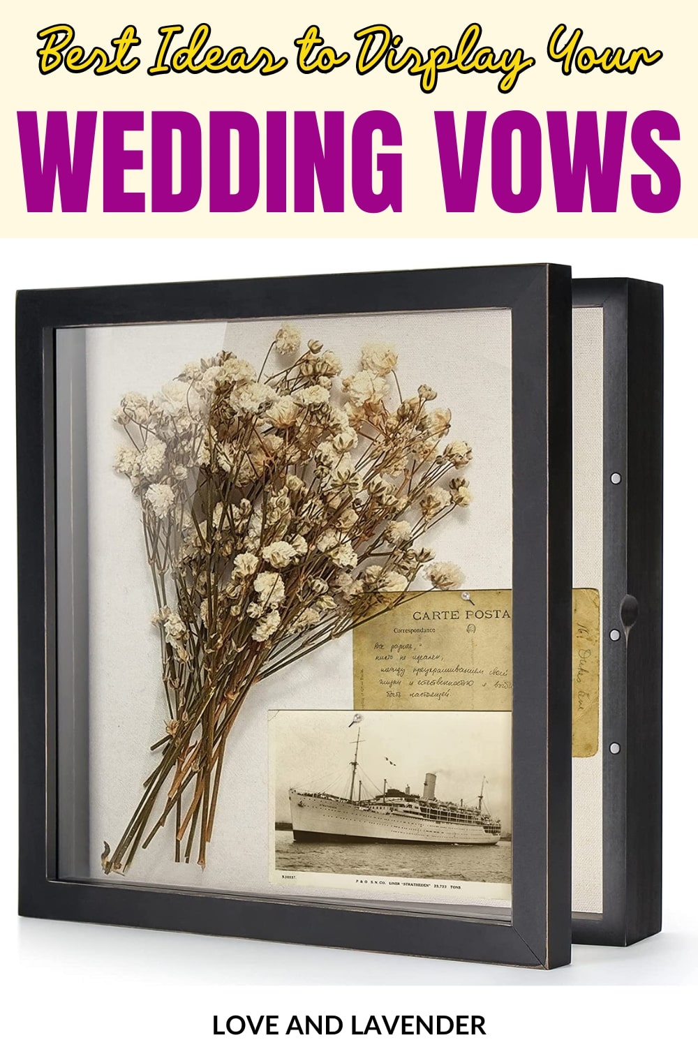 15 Amazing Ways to Turn Wedding Vows into Art - Love & Lavender