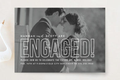 How to Word Engagement Party Invitations (with examples) - Love & Lavender