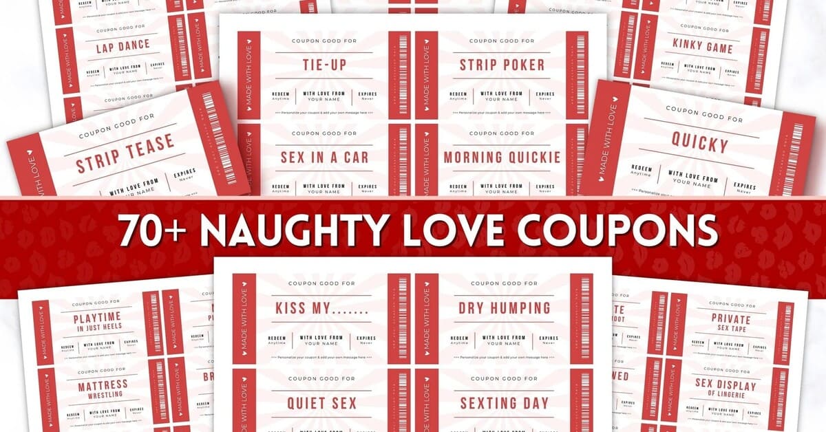 16 Love Coupon Ideas They Will Want to Redeem (Cute, Creative, Romantic ...