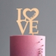 14 Word Cake Topper Ideas for your Wedding Cake - Love & Lavender